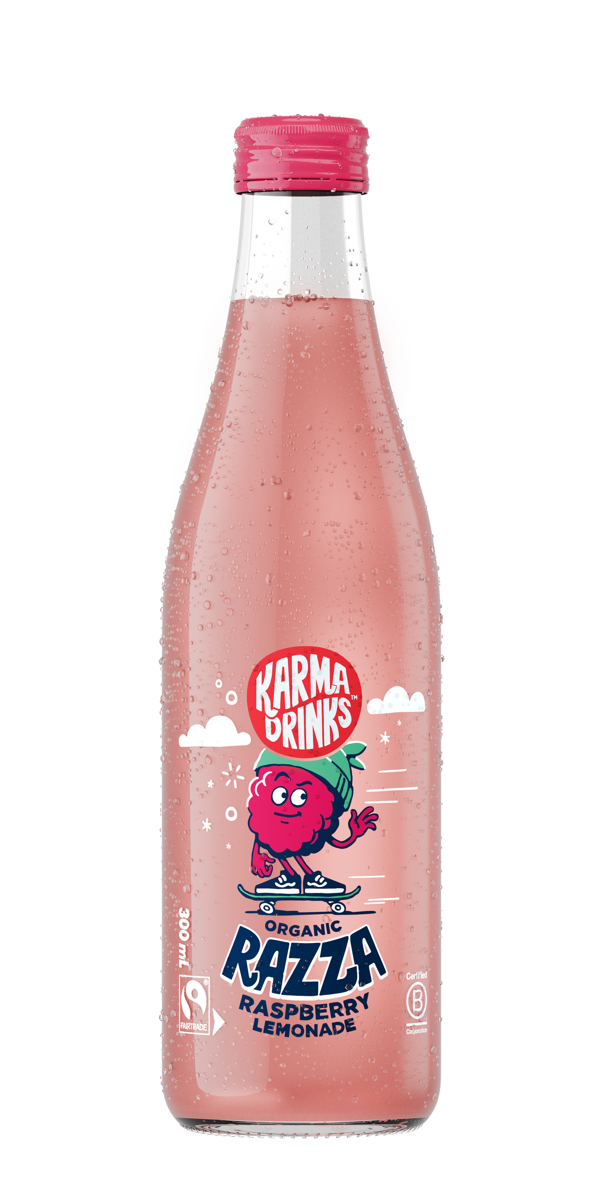 Razza Raspberry Lemonade [24 Bottles] Organic | Karma Drinks UK