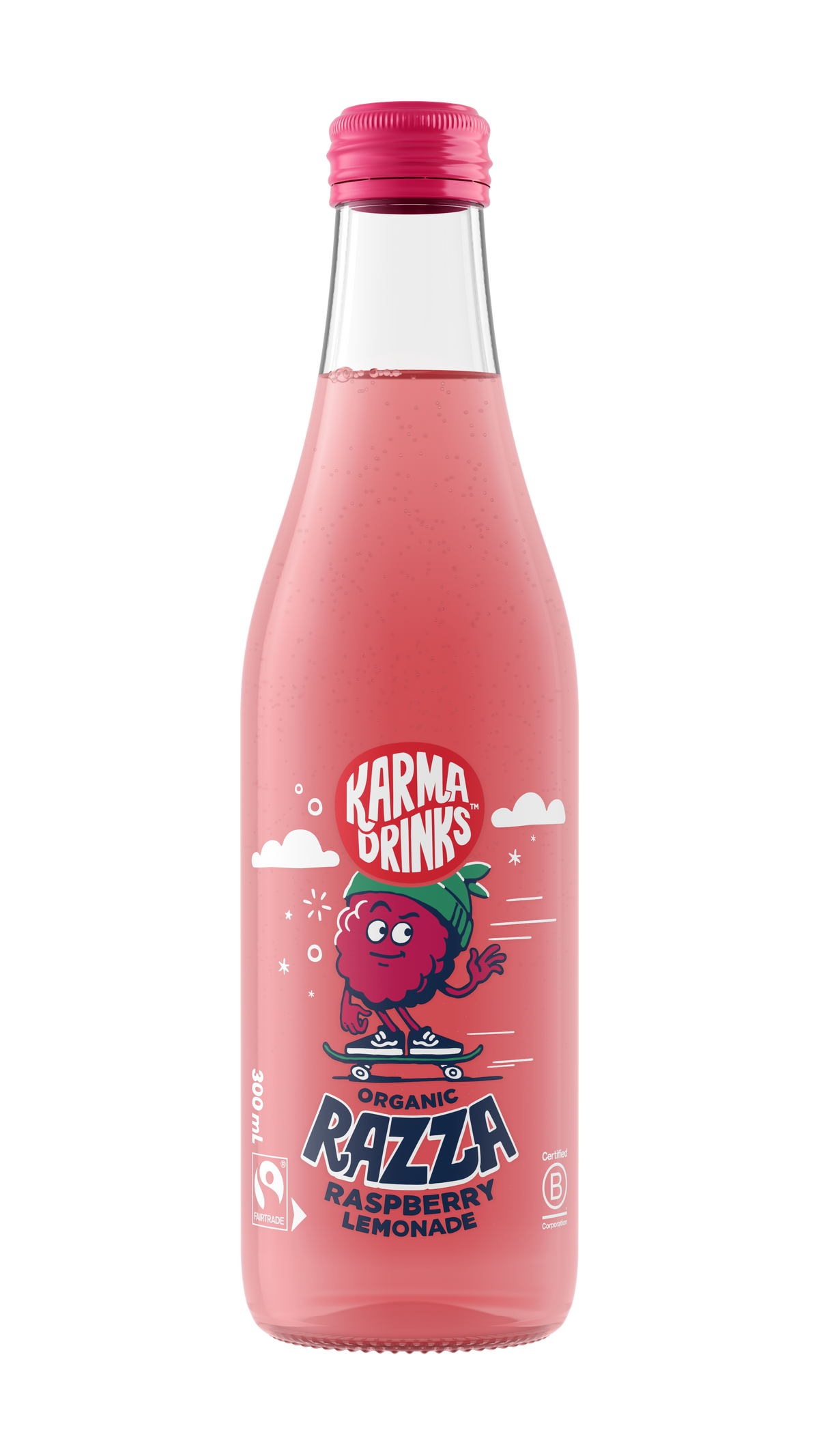 Razza Raspberry Lemonade [24 Bottles] Organic | Karma Drinks UK
