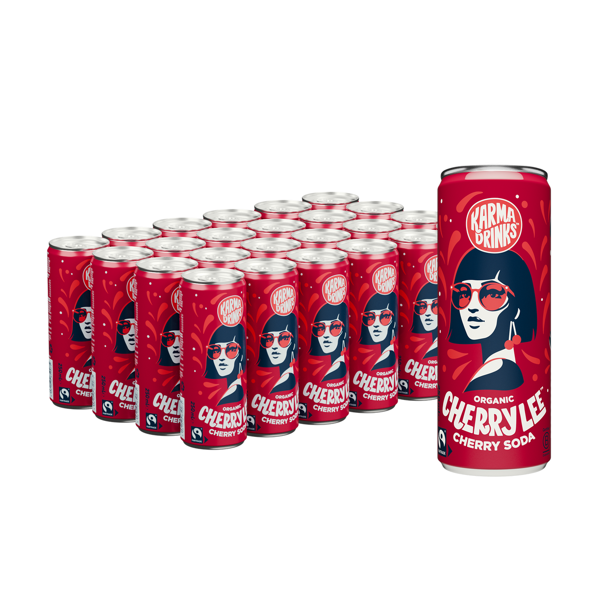 Cherry Lee [24 Cans] Organic | Karma Drinks UK