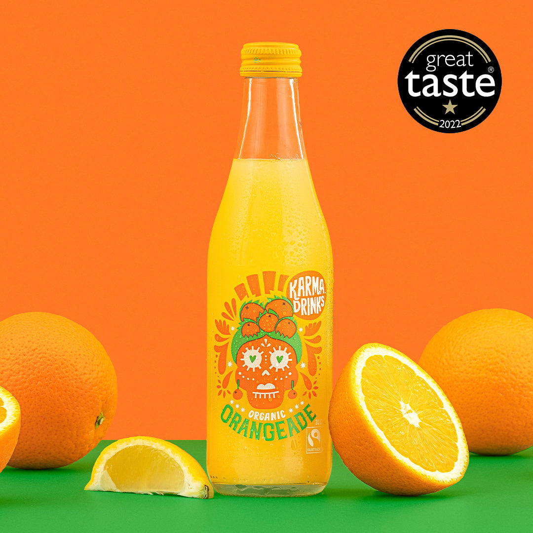 Orangeade [24 Bottles] Organic | Karma Drinks UK