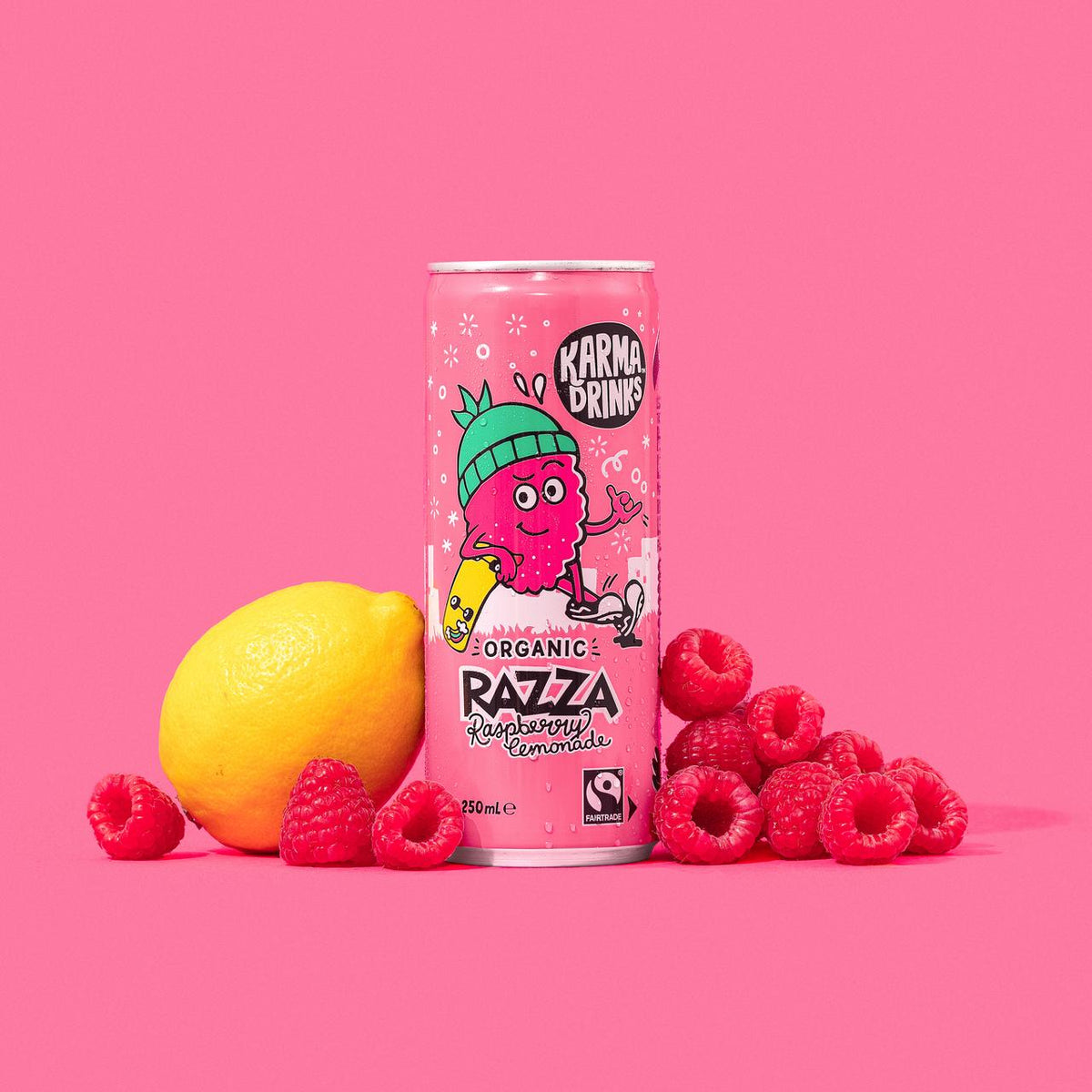 Razza Raspberry Lemonade [24 Cans] | Karma Drinks UK